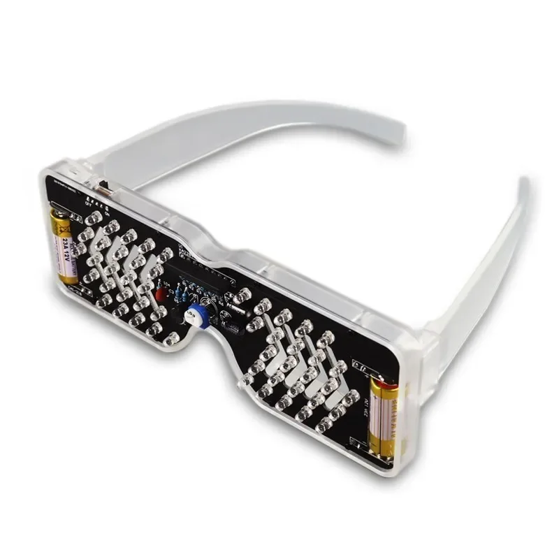 DIY-KITS-Voice-Activated-LED-Light-Emitting-Glasses-Making-Kit-Light ...