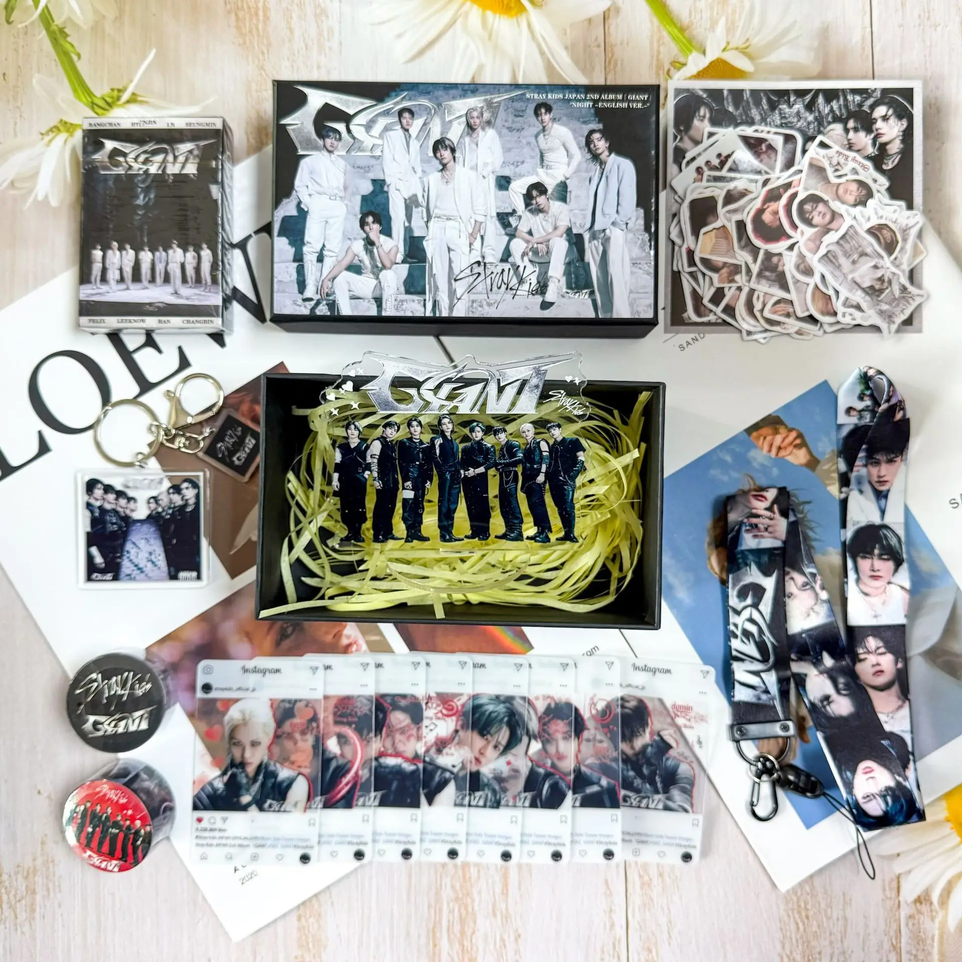 Stray Kids Gift Box New Album "GIANT" Hyunjin Merchandise Standing ...