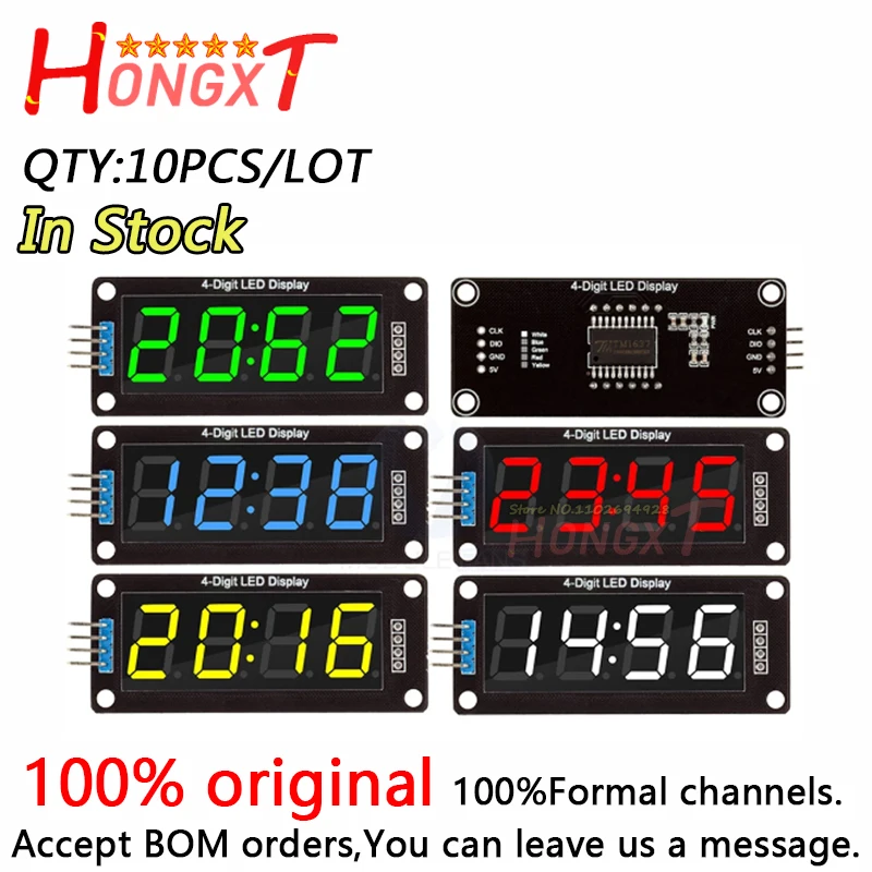 TM1637-LED-Display-Module-for-Arduino-4-Digit-7-Segment-0-56-inch-Time ...
