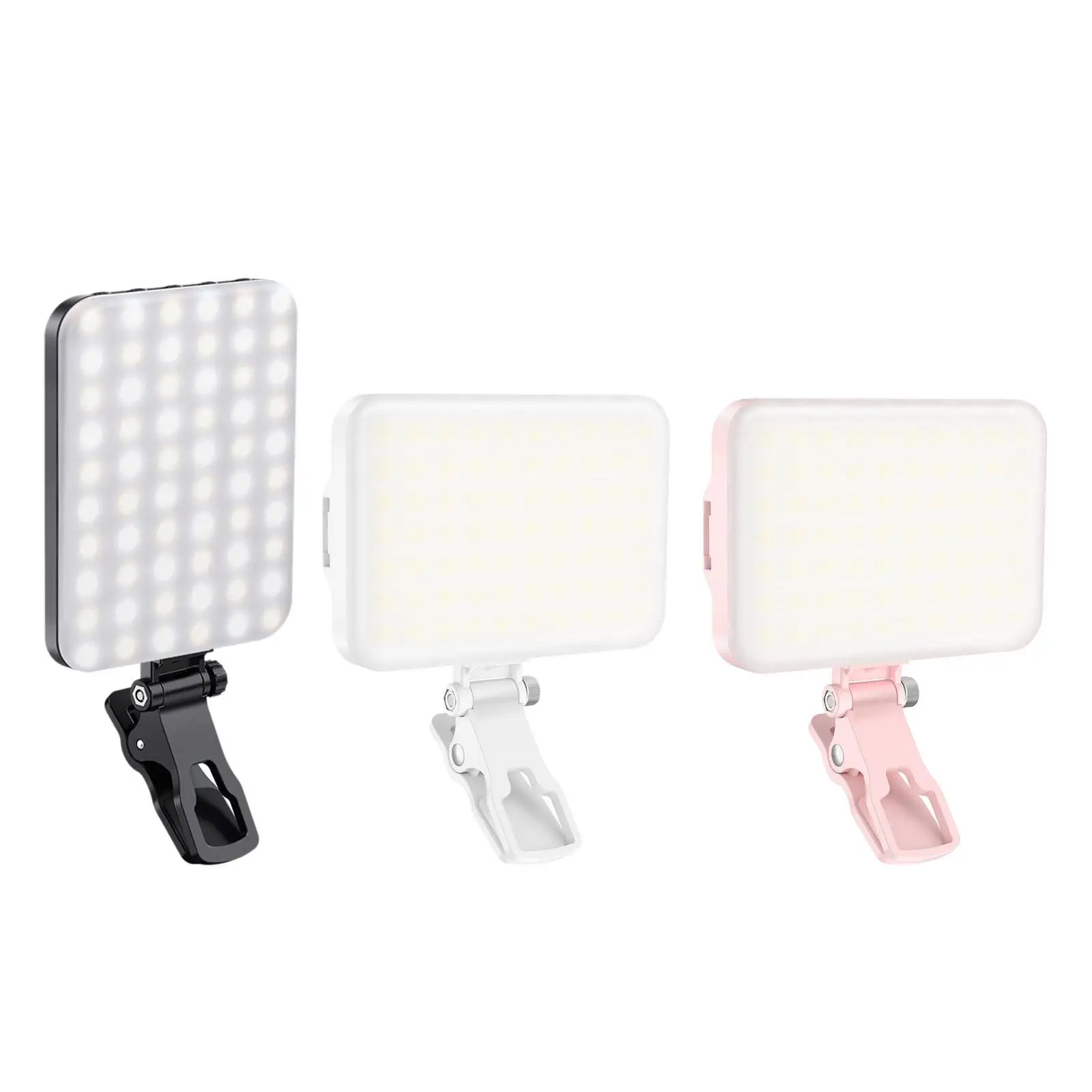 60-LED-Portable-Light-Adjusted-3-Light-Modes-Phone-Clamp-Light-Selfie ...