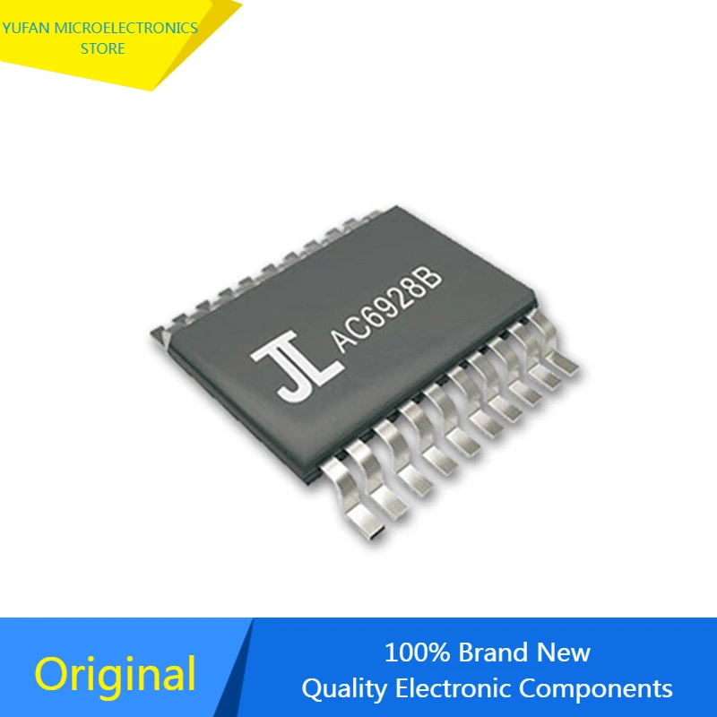 Jieli 블루투스 스피커 칩, TWS IC 집적 회로, AC6928B, TSSOP20, RISC, 32bit, BT V5.0 ...