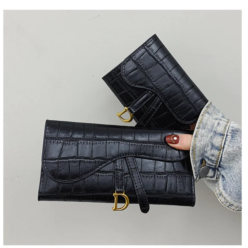 BLack-Fashion-Wallet-Women-s-Wallet-Luxury-Wallet-Women-Purse-Letter ...