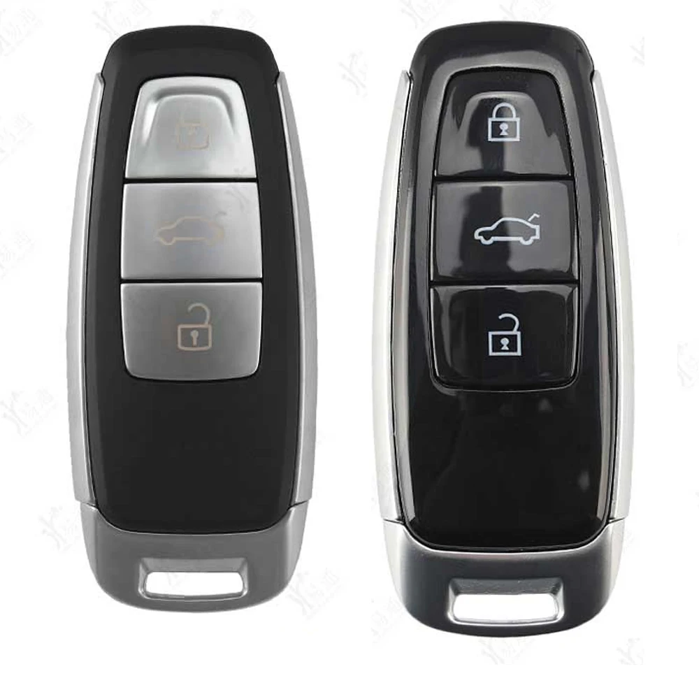New 3 Buttons Car Key Case Car Key Housing for Audi A6 C8 A7 A8 Q8 2017 ...