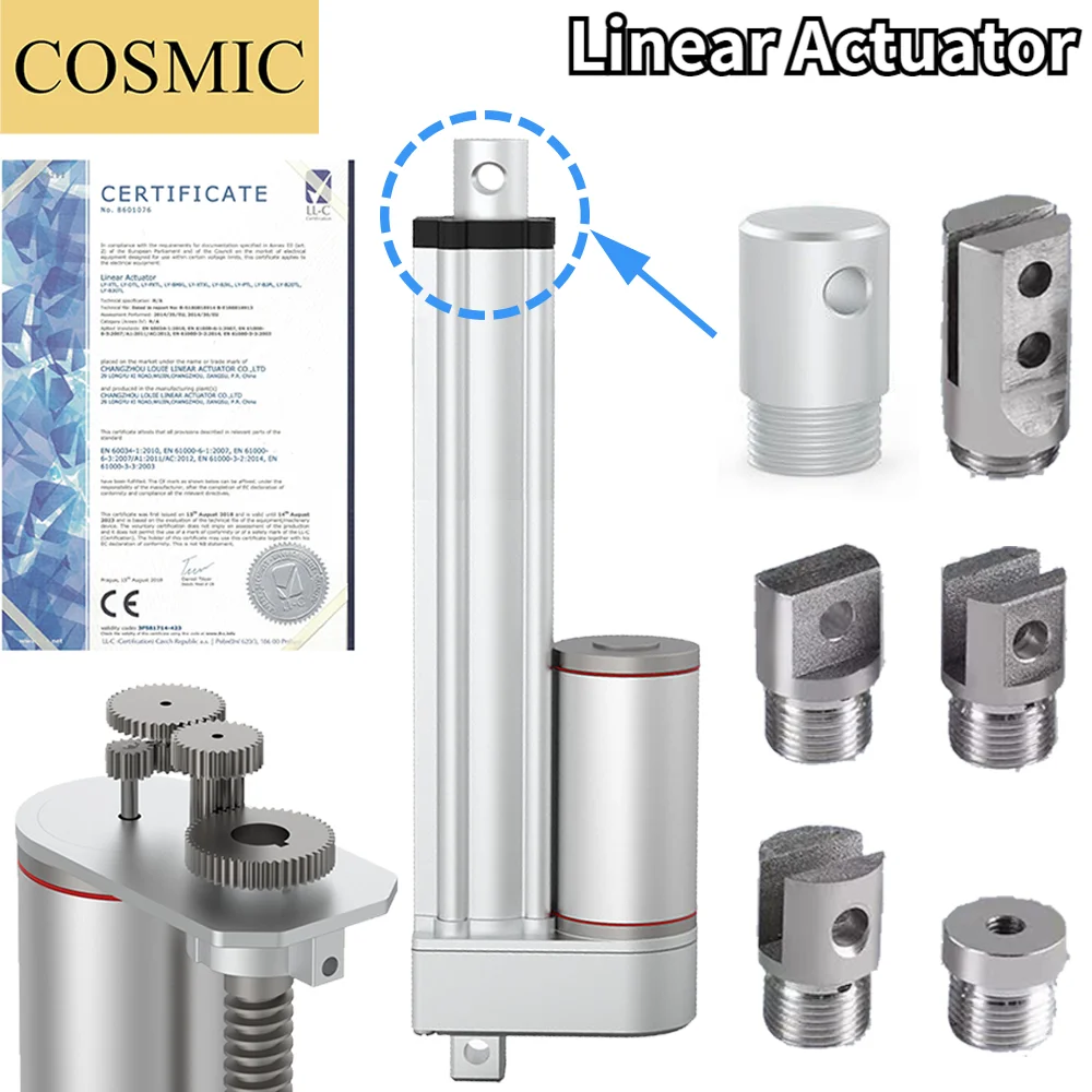 12V-24V-Micro-Linear-Actuator-50-100-150-200mm-Electric-Linear-Motor ...