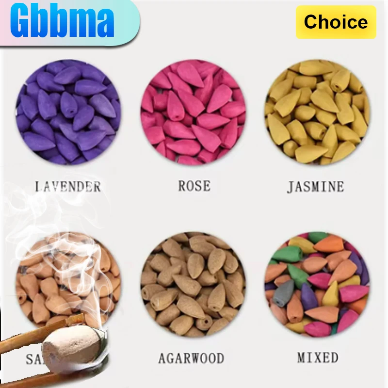 Natural Mixed Aroma Backflow Incense Fragrance Granules Sandalwood ...