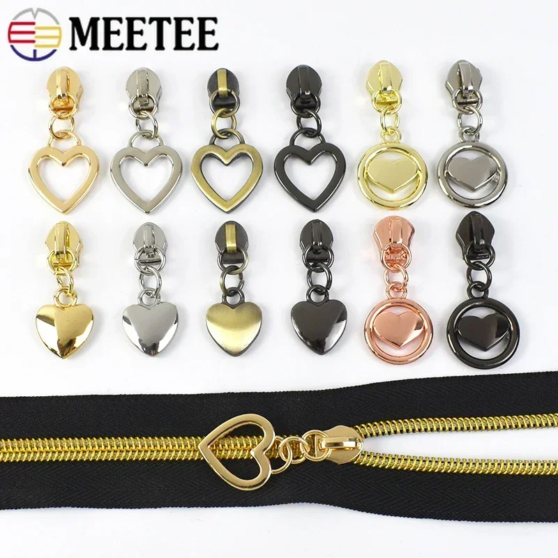 5-10Pcs-Meetee-5-Zipper-Slider-Puller-for-Metal-Nylon-Zippers-Bag ...