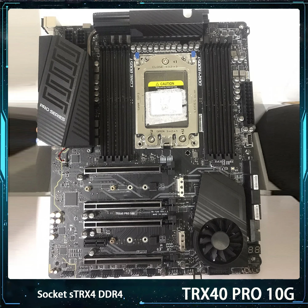 MSI TRX40 PRO 10G 데스크탑 마더보드 소켓, sTRX4 DDR4 256GB PCI E4.0, SATA3 M.2 * ...