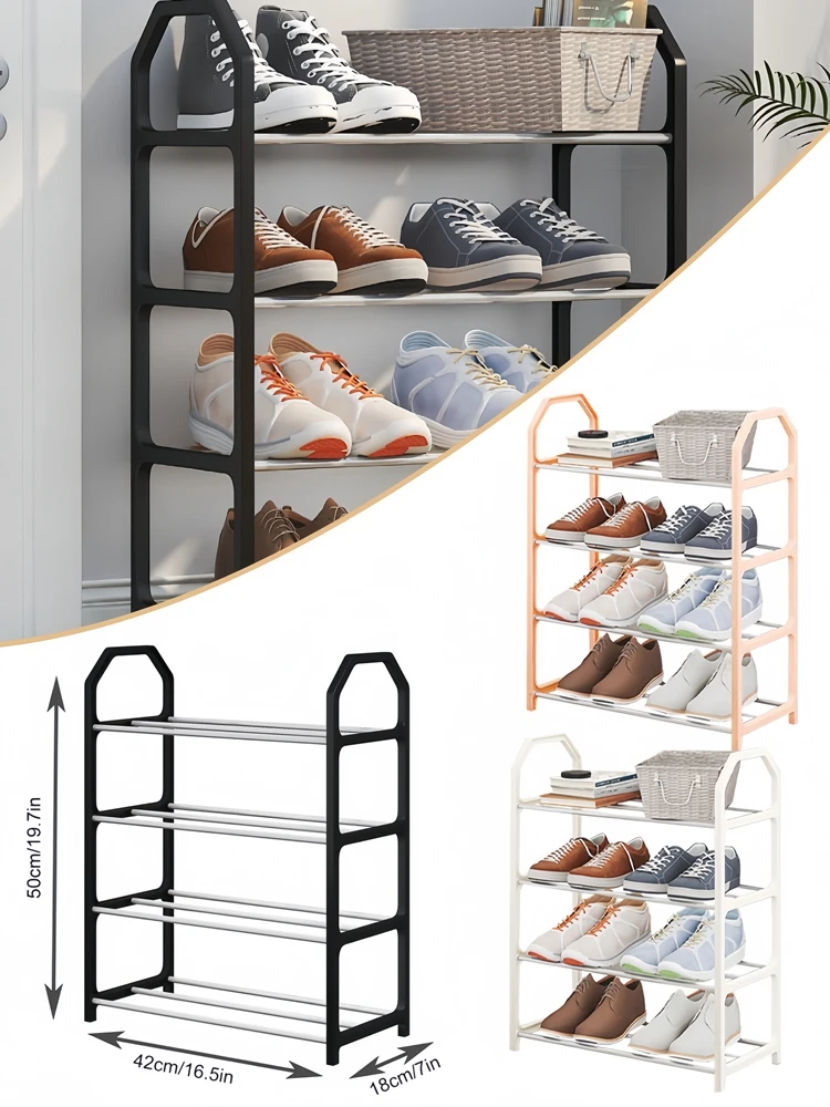 4-Tiers-Shoe-Rack-Practical-Shoe-Cabinet-for-Home-Dorm-Room-Balcony ...