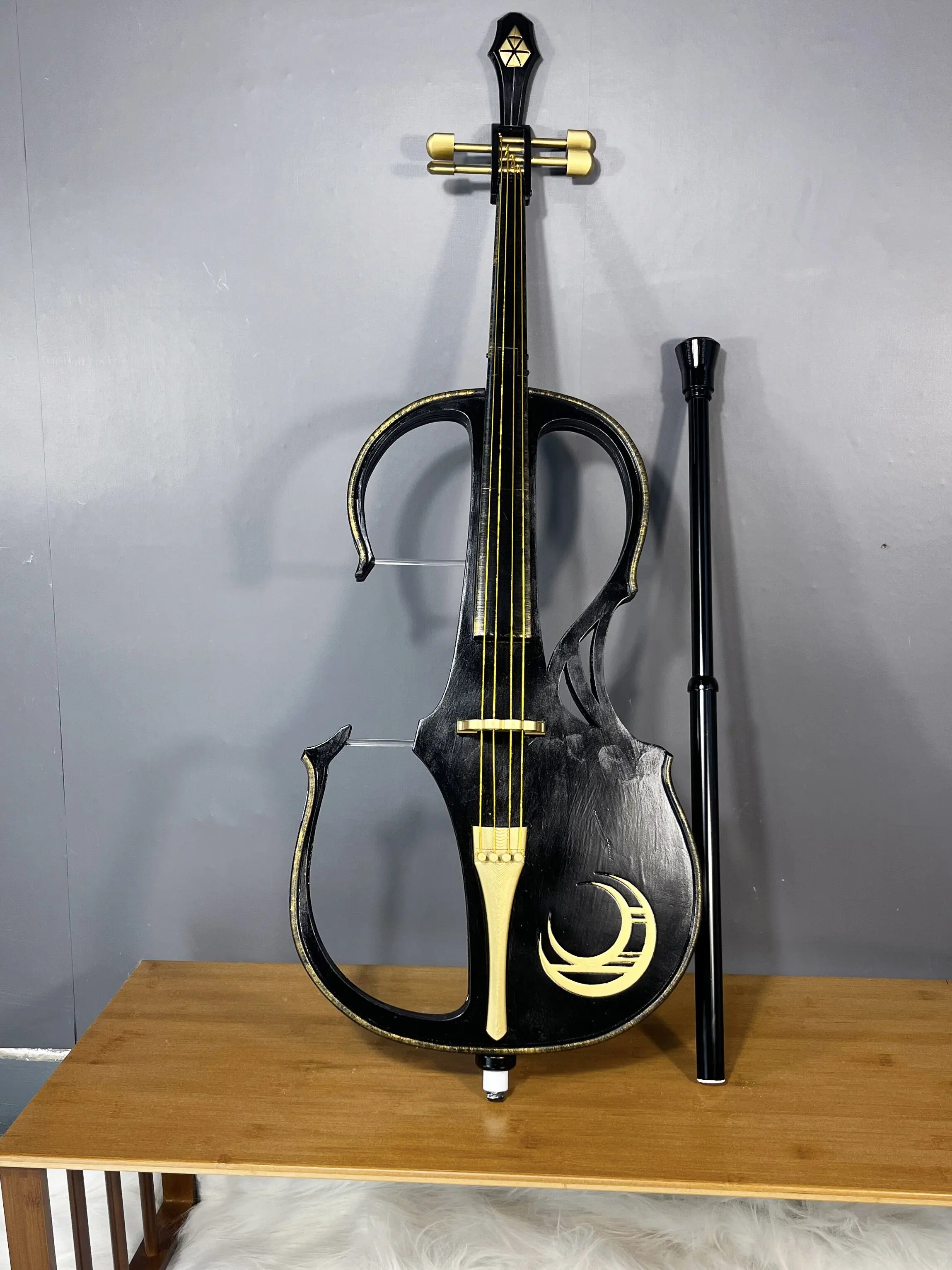 Virtuosa-Arknights-Cello-Weapon-Cosplay-Prop-Cosplay-Weapons-Halloween ...