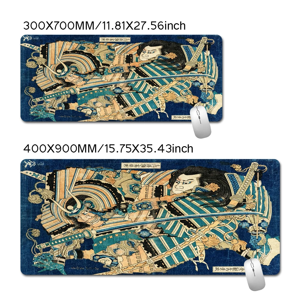 Japanese Samurai Mouse Pad Gamer DeskMat Large M L XL XXL Computer ...