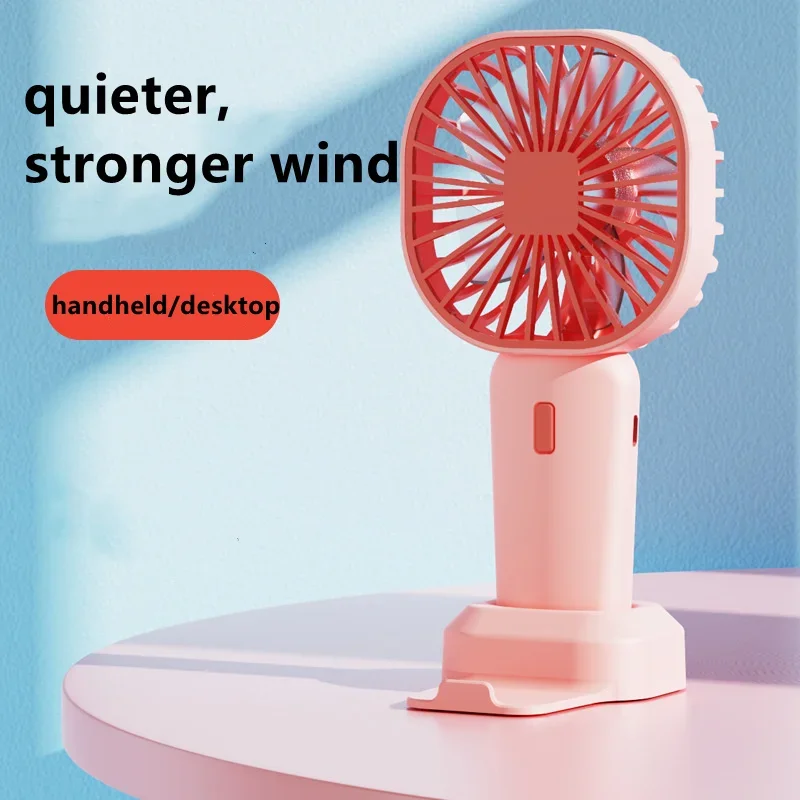 New-mini-Handheld-desktop-Portable-Fan-Rechargeable-Cooling-Fan-Cooler ...