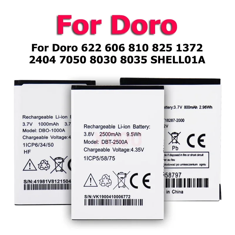 DBO-1000A-SHELL01A-DBT-2500A-DBS-1350A-Battery-BDA-2000A-DBH-1500A-For ...
