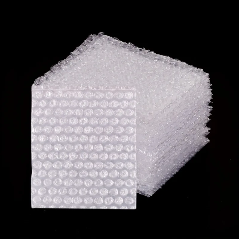 200pcs Clear Plastic Cushion Wrap Pouches, Textured Surface for Secure ...