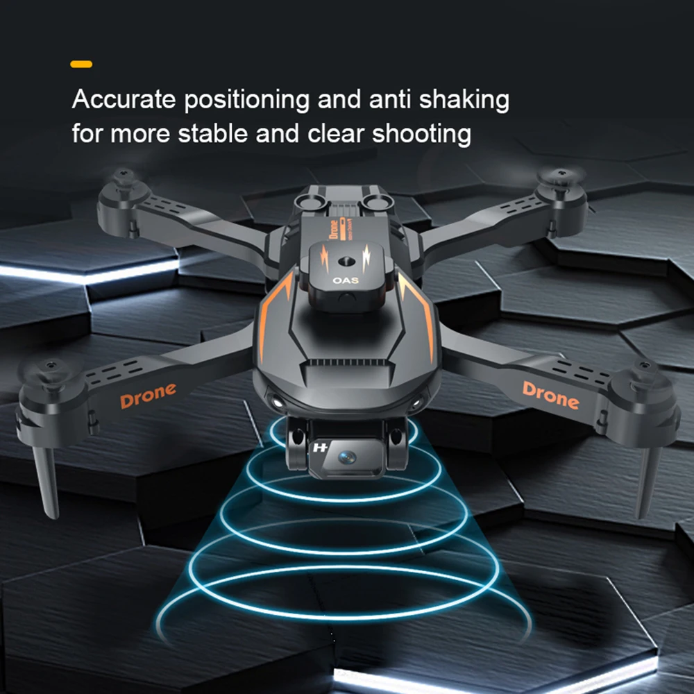 8K noir 3B-Drone professionnel S12 pour touristes, photographie ...