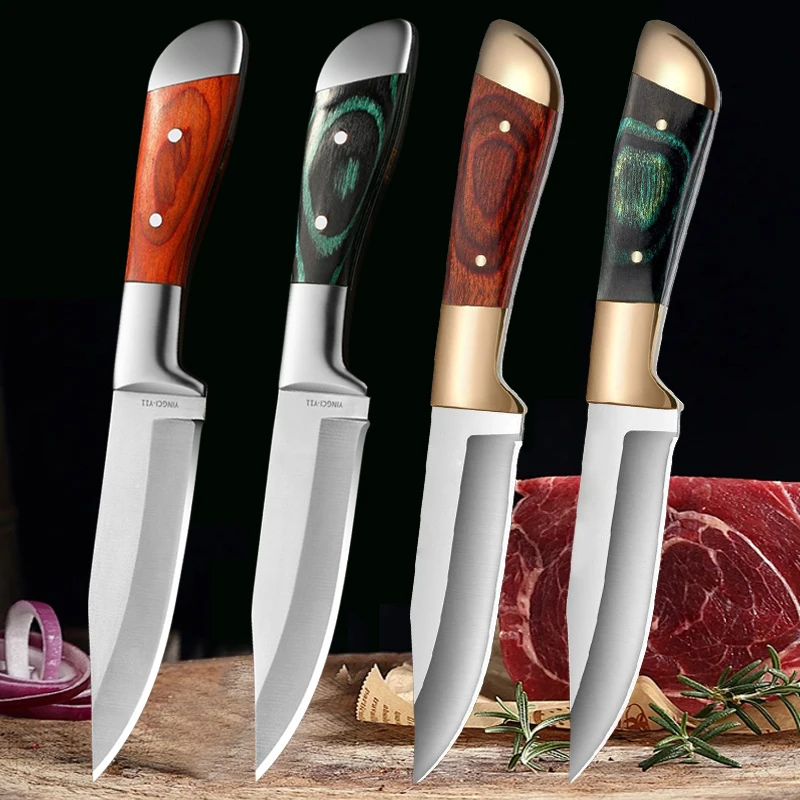 Stainless-Steel-Mongolian-Knife-Multifunctional-Hand-Knife-BBQ-Meat ...