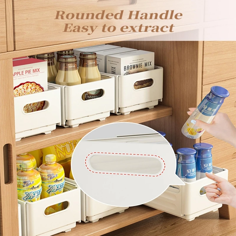 Retractable-Drawer-Organizer-Adjustable-Kitchen-Storage-Box-Stackable ...