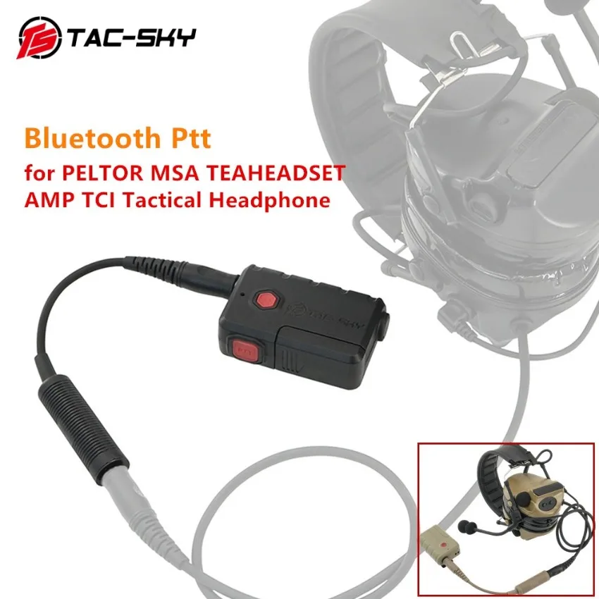 TAC-SKY-Bluetooth-Tactical-Headset-Adapter-Ptt-para-TELTOR-MSA-AMP-TCI ...