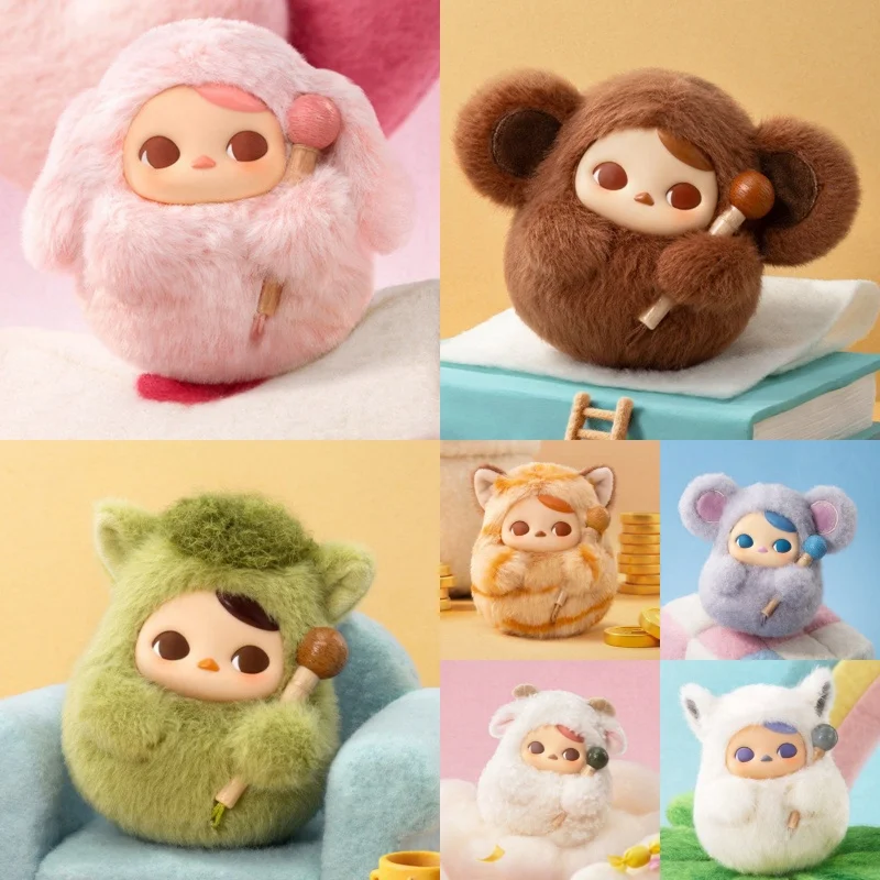 POP MART Pucky Tap Tap Babies Series Blind Box With Vinyl Pendant Cute ...