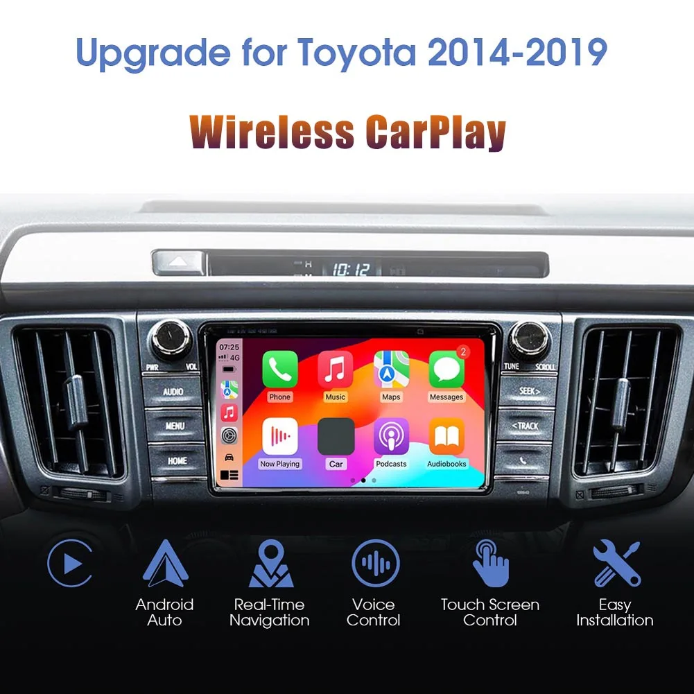 Wireless-CarPlay-For-Toyota-Sequoia-4Runner-2014-2019-Android-Auto ...