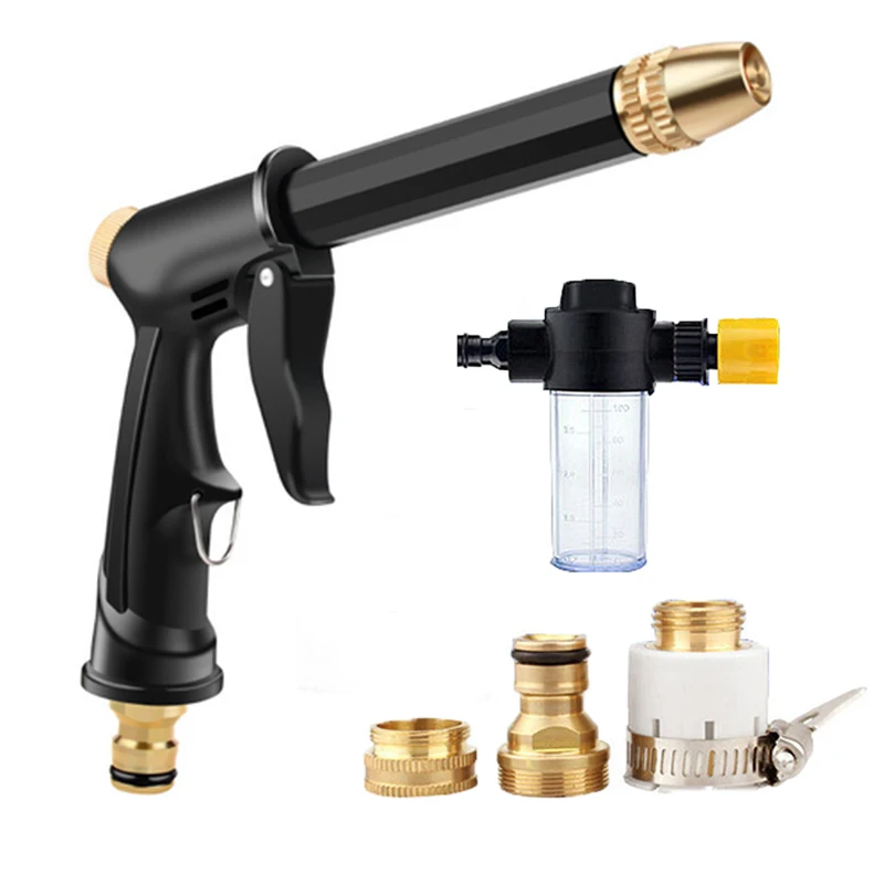 High Pressure Spray Water Gun Washing Garden Watering Hose Nozzle ...