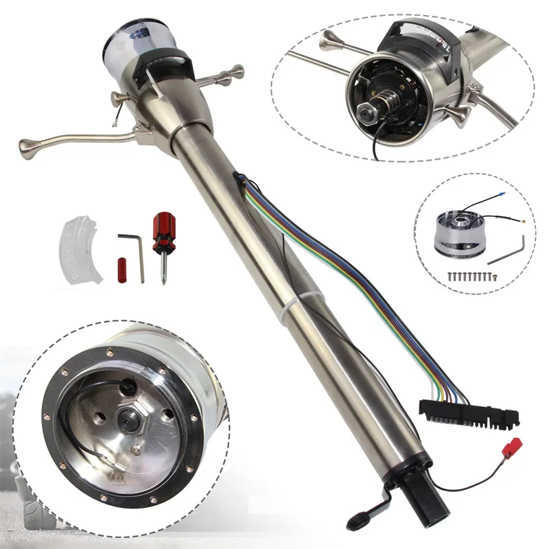 Automatic-Collapsible-28-30-32-Tilt-AT-Steering-Column-Universal-for-GM ...