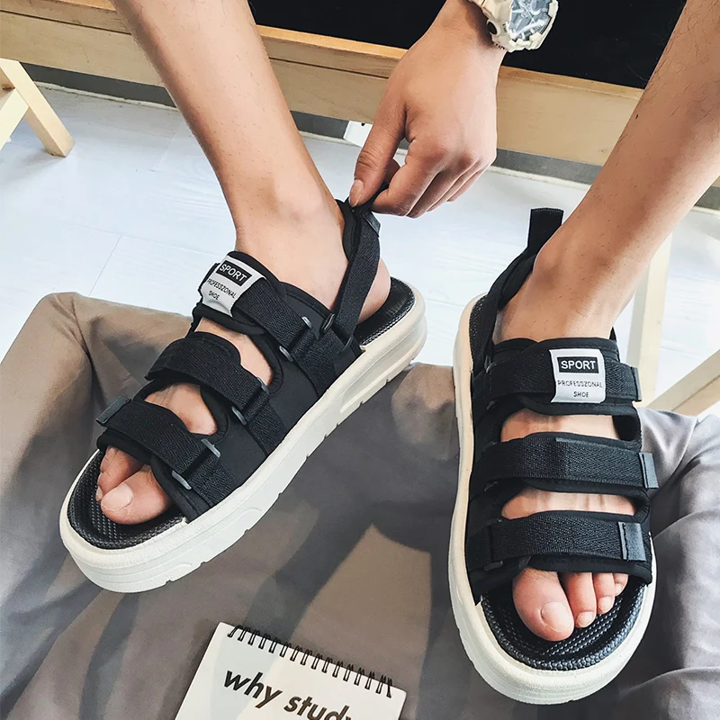 Summer Men's Sandals High-quality Fashio Casual Beach Slippers ...