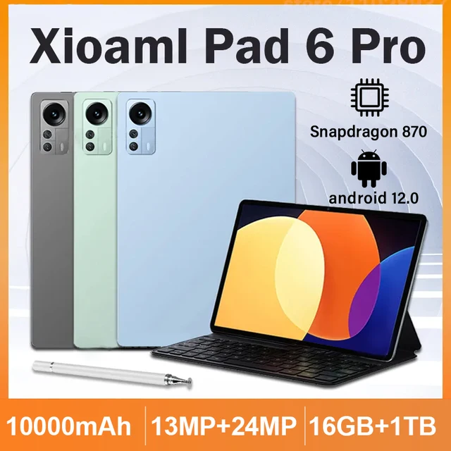 Newest Original Global Tablet Pad 6 Pro Tablet Android 12 Snapdragon ...