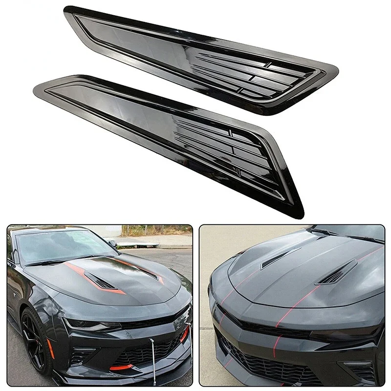 2Pcs-Car-Decorative-Front-Hood-Vent-Covers-for-Chevrolet-Camaro-LT-1LT ...