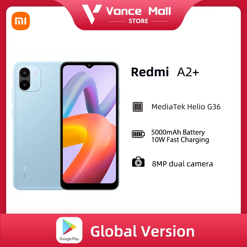 Xiaomi Redmi A2+ Plus A 2 Android Phone 2GB 32GB MTK Helio G36 ...