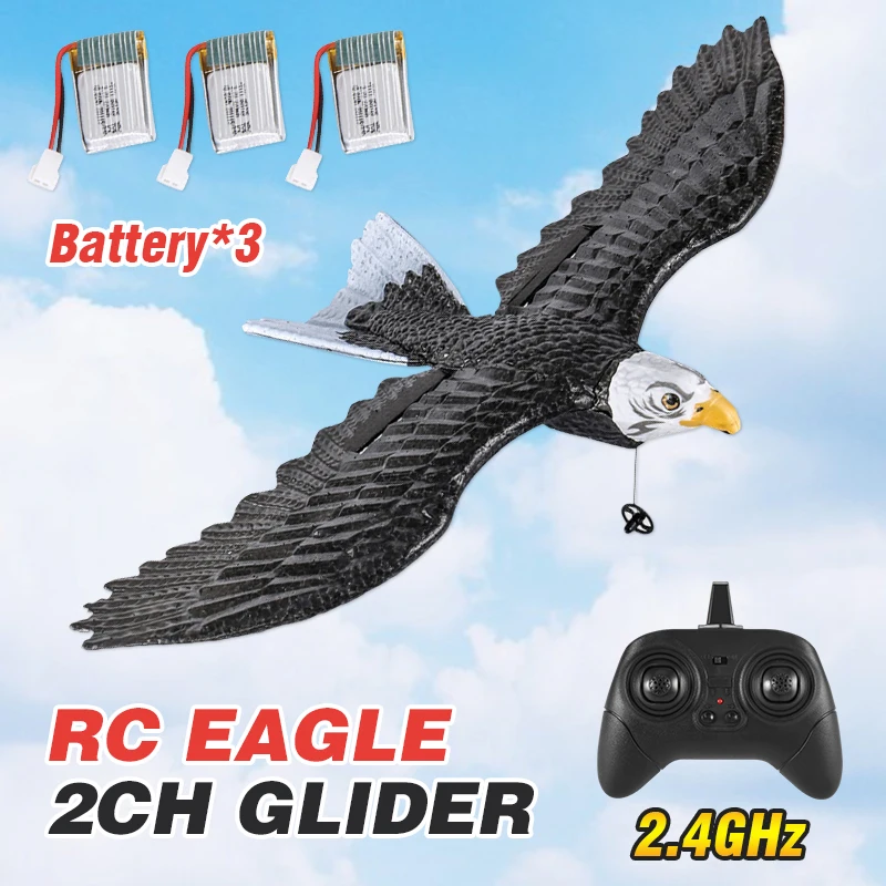 RC-Plane-Wingspan-Eagle-Bionic-2CH-2-4G-Aircraft-Fighter-Radio-Remote ...