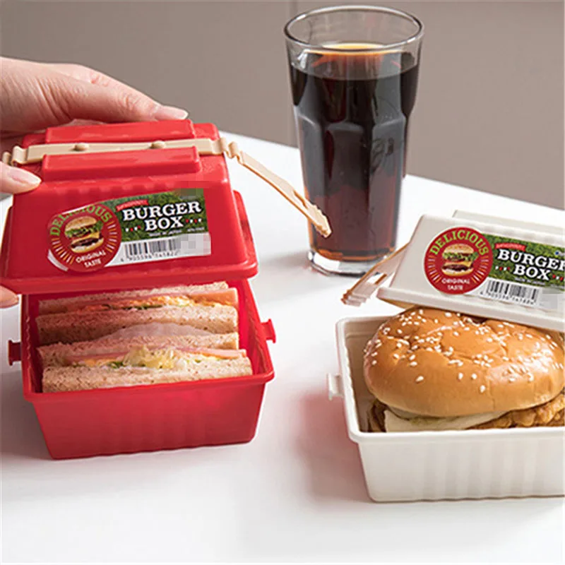 Contenedor de comida para llevar Clamshell, caja de almacenamiento de ...