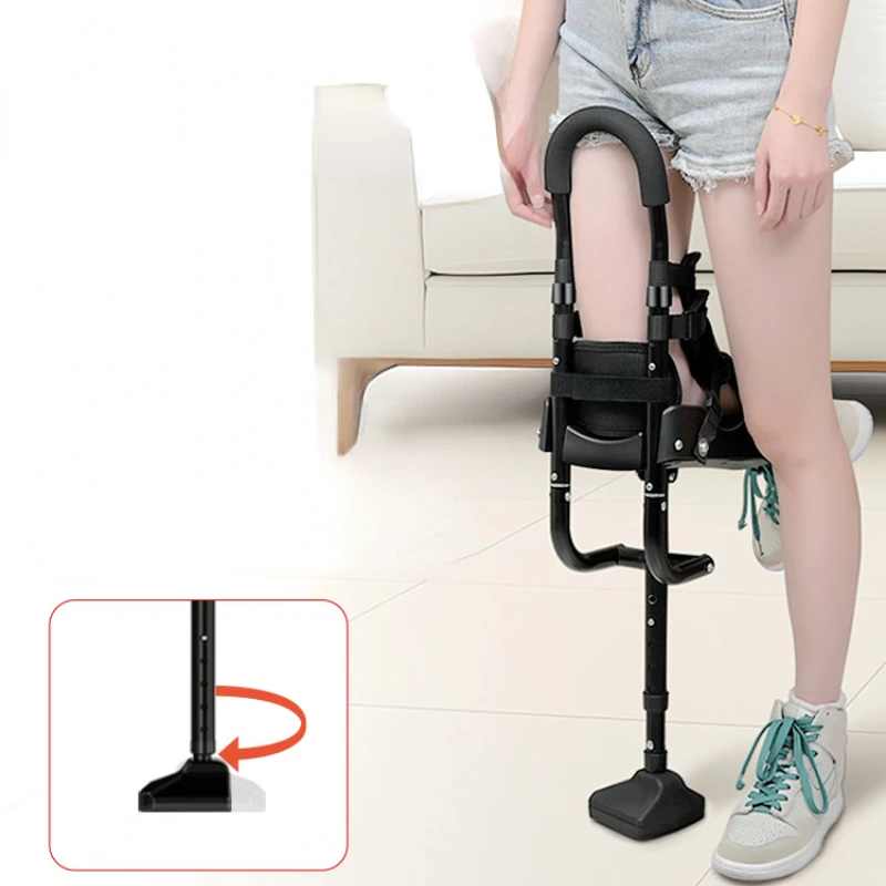 Ankle-Fracture-Support-Brace-Disability-Focused-Leg-Crutches-Adjustable ...