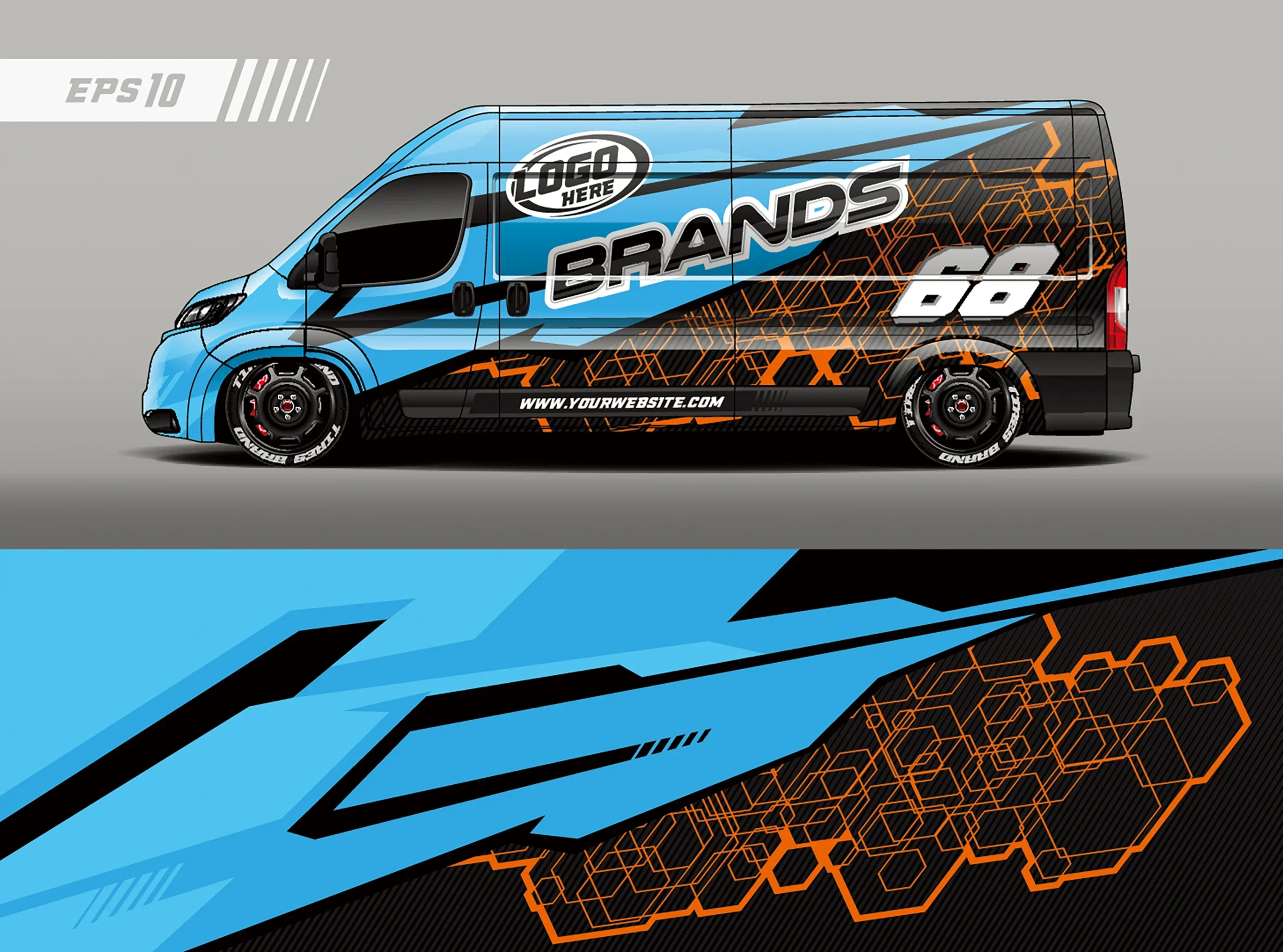 Colorful-Stitching-Full-Body-Racing-RV-Graphic-Decals-Vinyl-Wrap-Camo ...