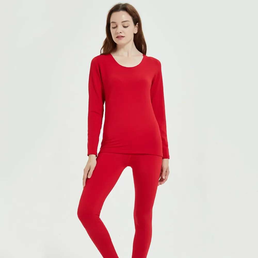 Ensemble de sous-vêtements thermiques sans couture pour femmes et ...