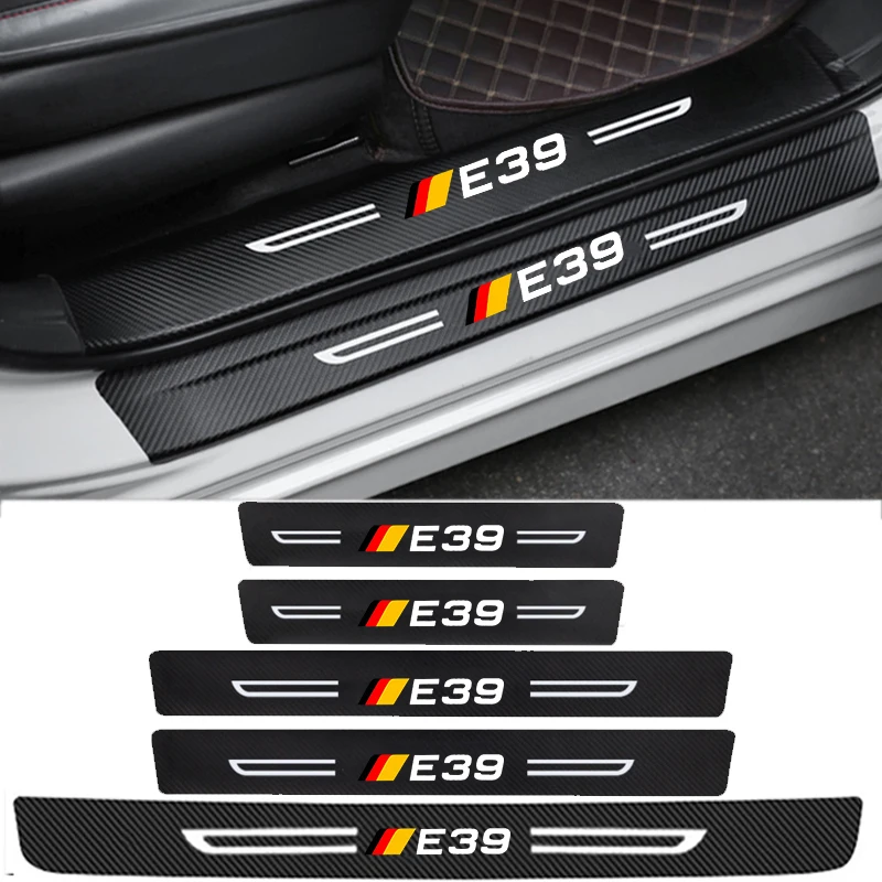 Carbon-Fiber-Threshold-Scuff-Plate-Decorative-Sticker-for-BMW-5-Series ...