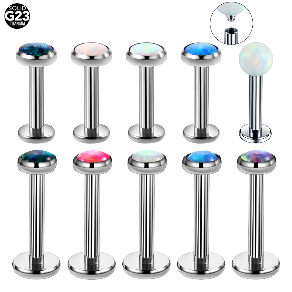 Anillo-de-labio-Labret-de-palo-de-titanio-pendiente-de-cart-lago-de ...