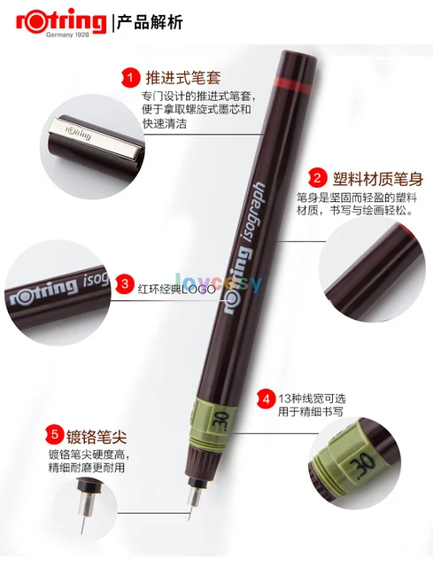 Rotring Isograph Set