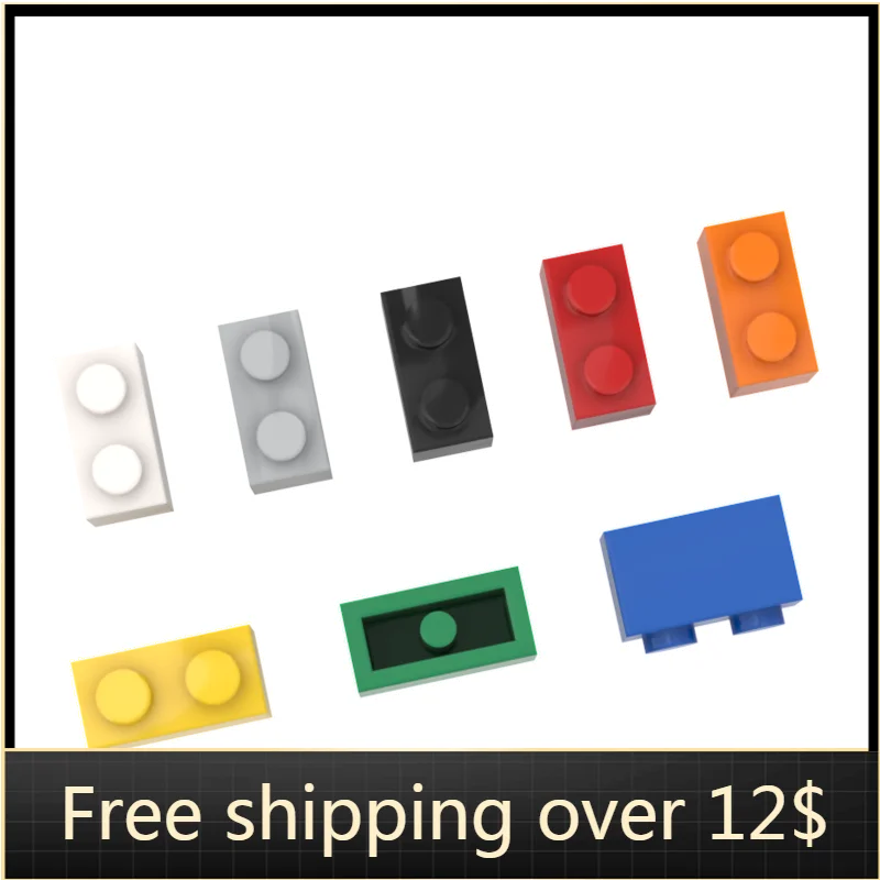 10Pcs-MOC-Parts-3004-Brick-1-x-2-Compatible-Building-Blocks-Assembling ...