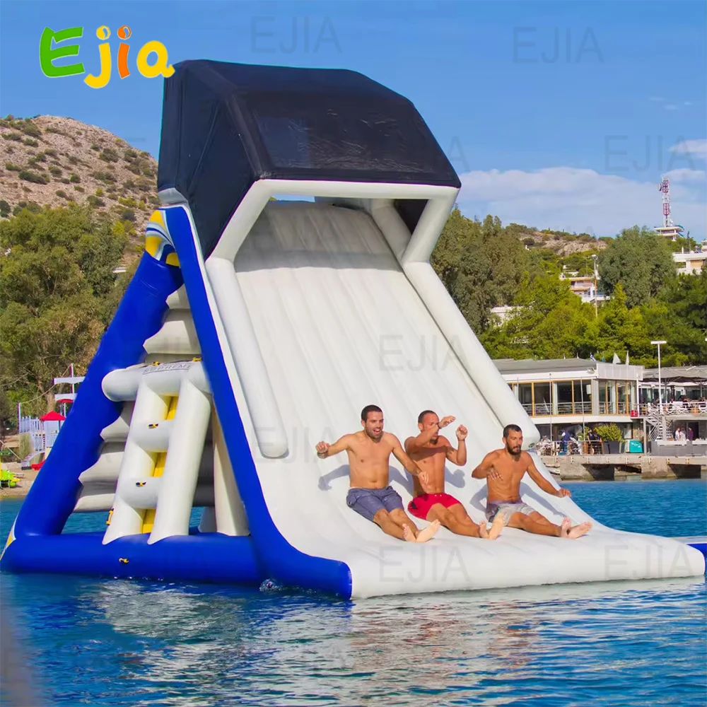 23ft-7m-Giant-Commercial-Grade-Water-Slide-lake-Inflatable-Floating ...