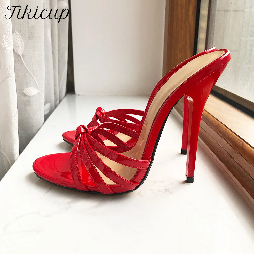 Tikicup-13cm-High-Heel-Summer-Unisex-Plus-Size-37-48-Red-Open-Toe-Slide ...