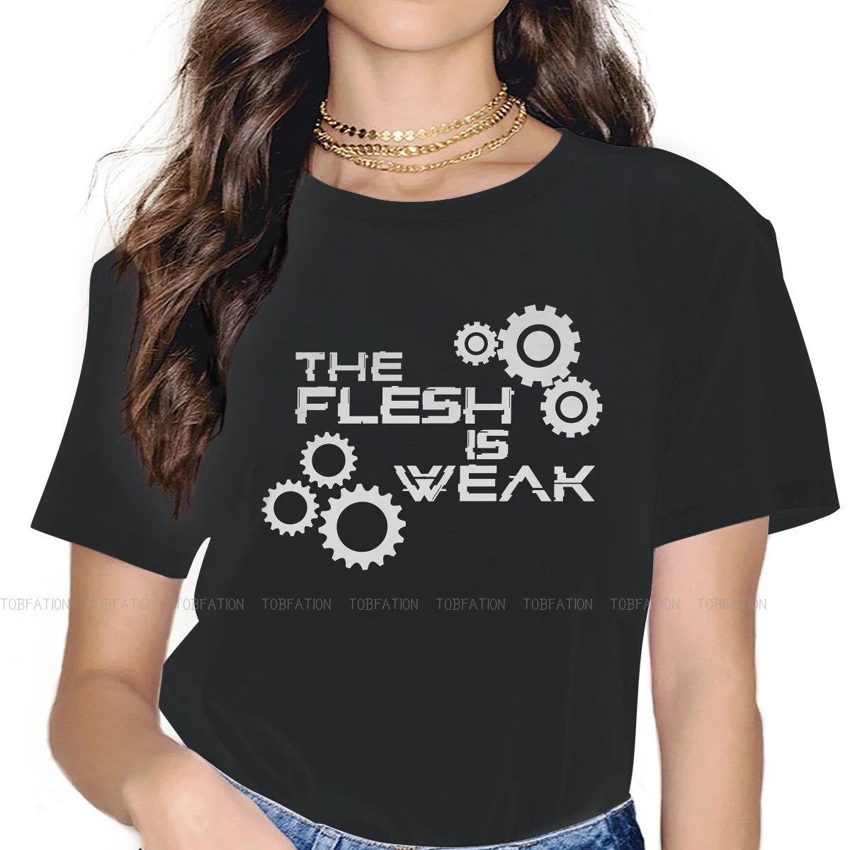 The Flesh Is Weak Admech Print Special TShirt for Girl Adeptus ...