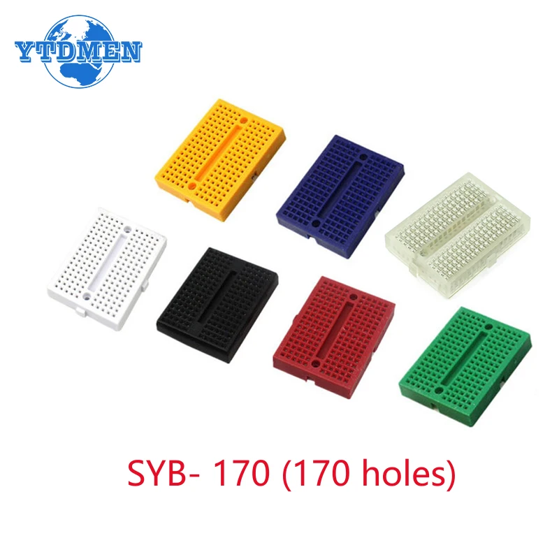 2PCS-SYB-170-Mini-Breadboard-Solderless-Prototype-Test-Board-170-Tie ...