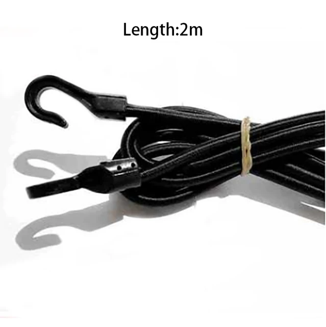 1m/1.5m/2m Heavy Duty Elastic Bungee Shock Cord Strap Stretch Plastic ...