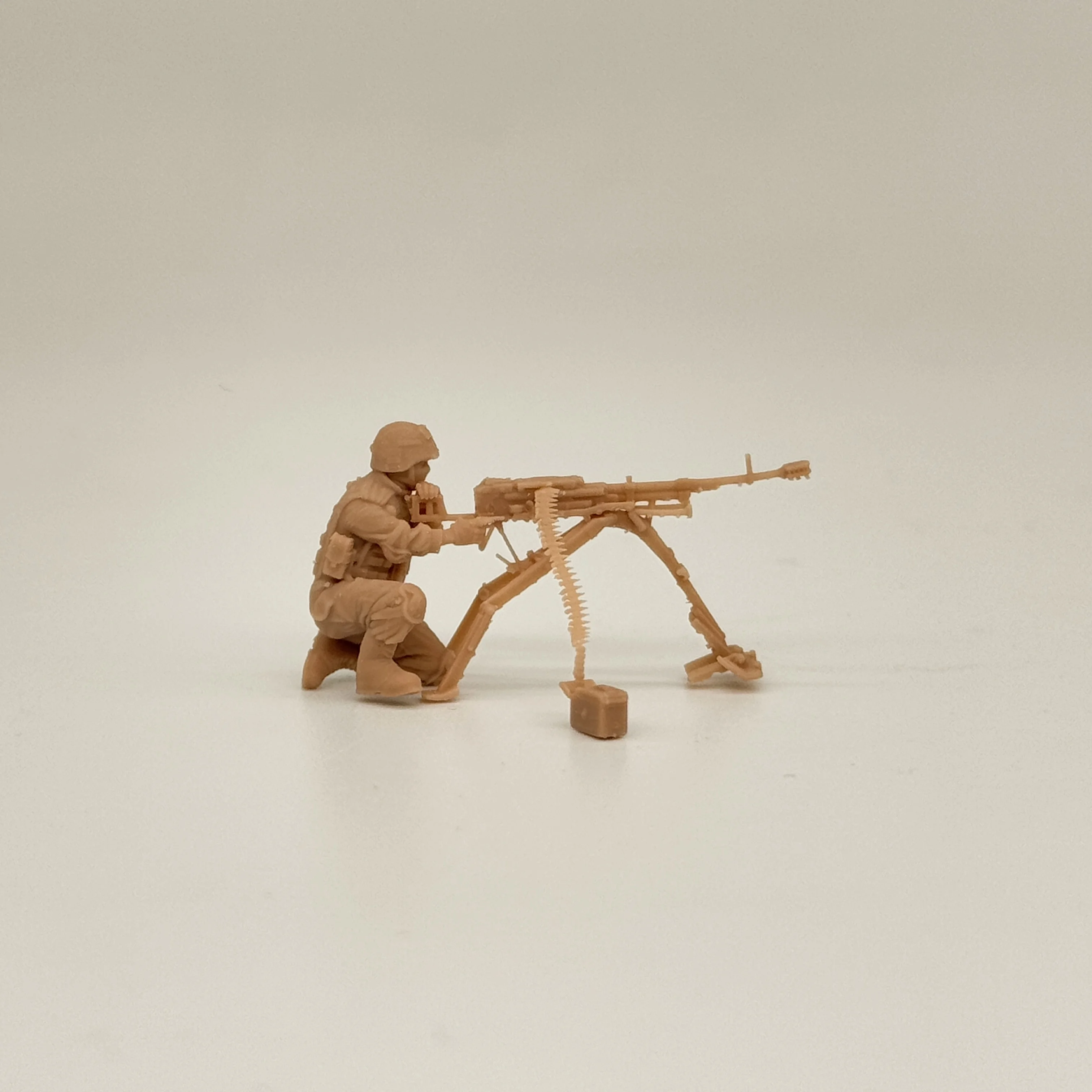 1/72 Scale Modern Russian Army Soldier Portable KORD with 6T19 Bipod ...