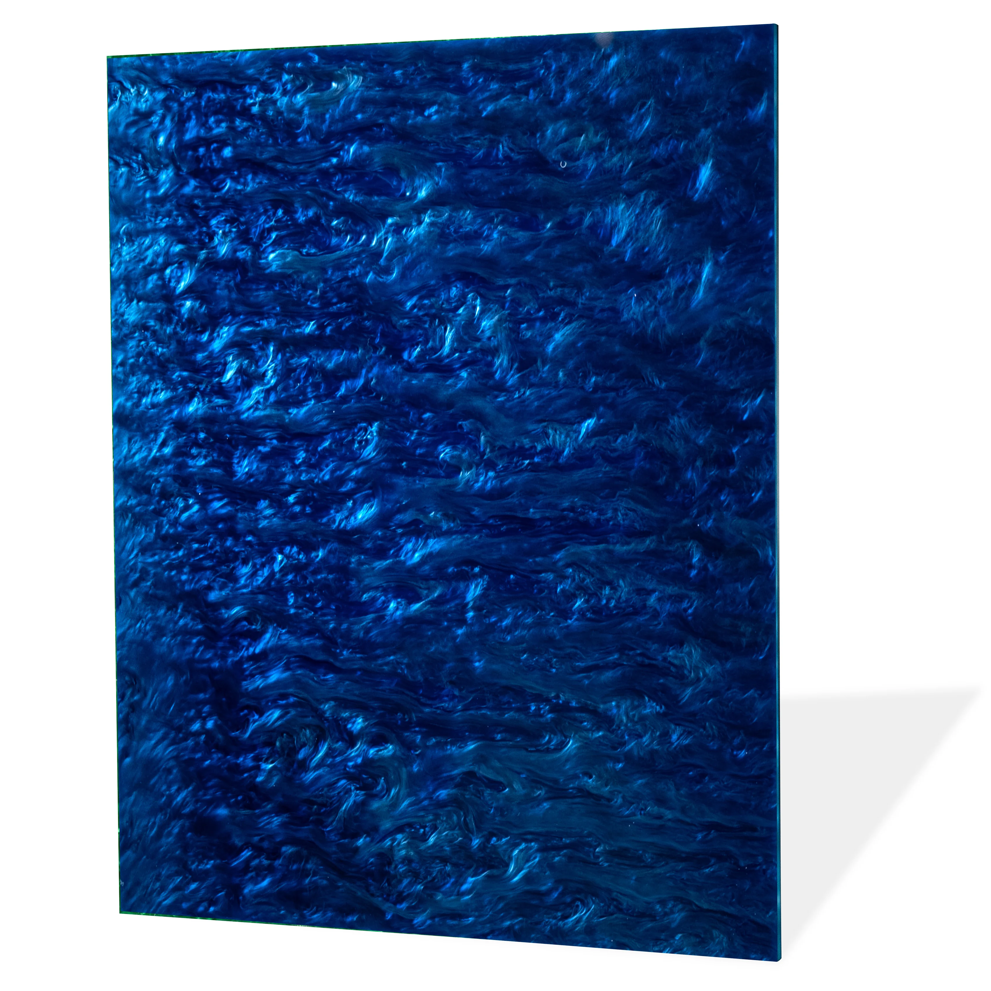 Water Ripple Blue Acrylic Plastic Sheet 12x8 inches 3MM Thick Plastic ...