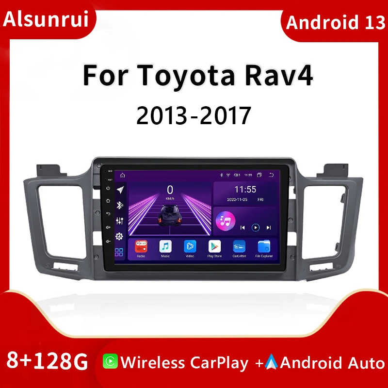 wireless-Carplay-Android-13-Auto-Radio-for-Toyota-RAV4-RAV-4-2012-2018 ...
