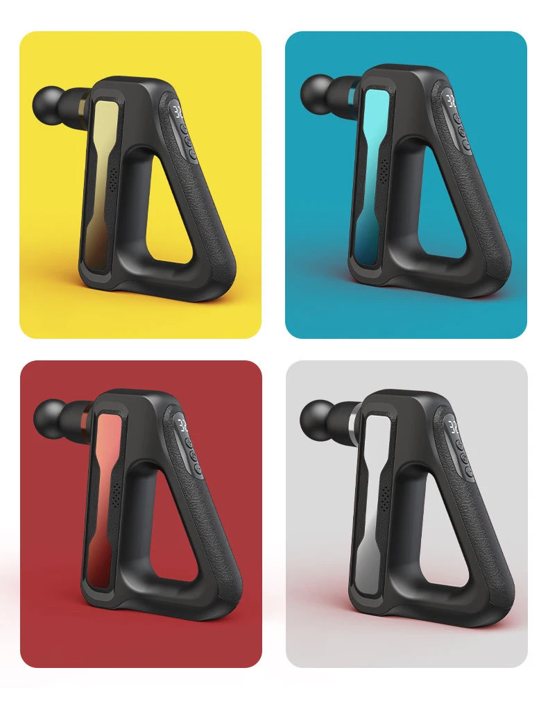 ARGENT - FEOOE Triangle Fascia Grab Muscle Relaxation Massager Electric ...