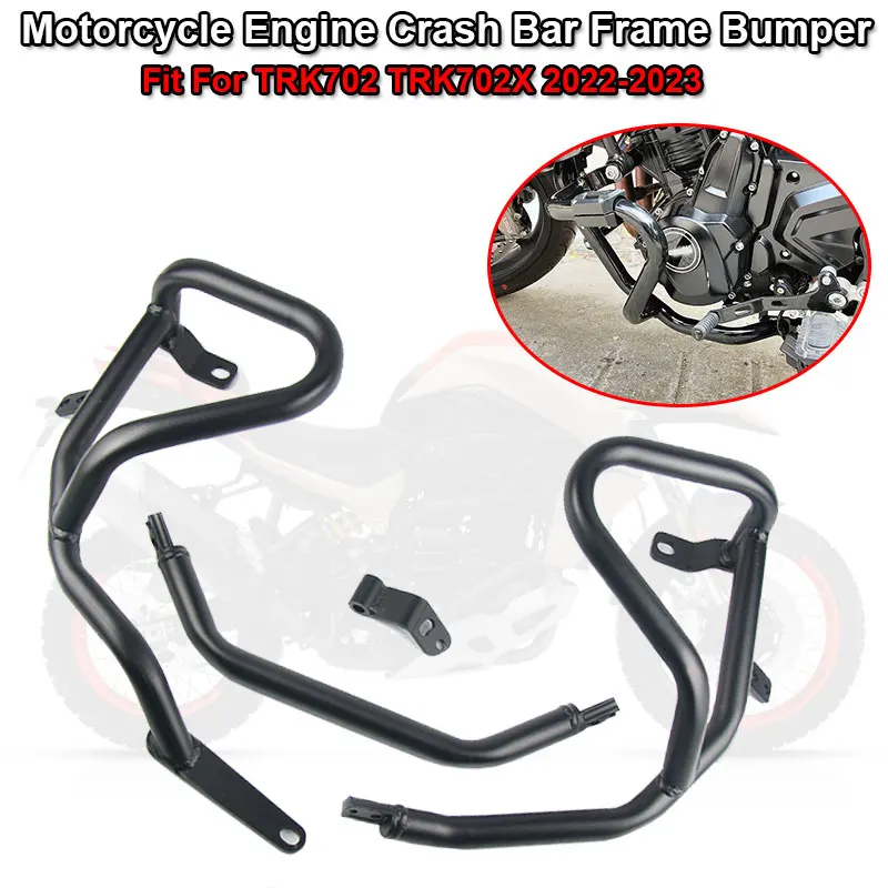 TRK 702/X Motorcycle Highway Engine Guard Crash Bar Fit For Benelli ...