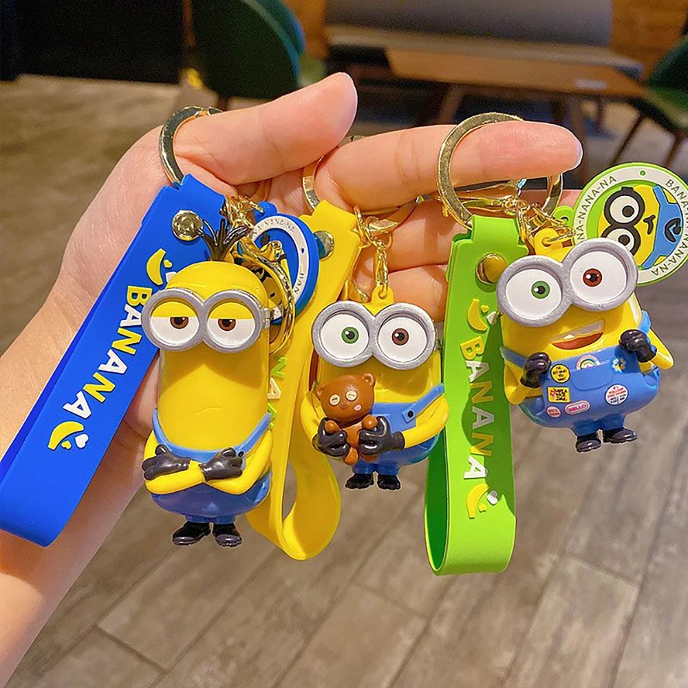 Cute-Despicable-Me-Minions-Keychains-Pendant-School-Bag-Accessories ...