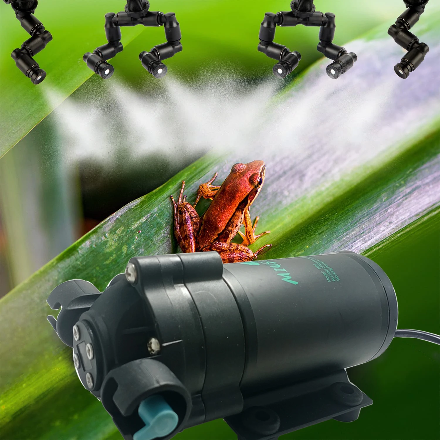 Reptile-Fogger-Mist-System-360-Rainforest-Adjustable-Sprinkler-Aquarium ...